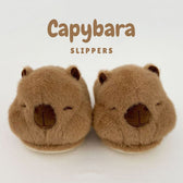Adorable Capybara Plush Slippers – Toy Triver