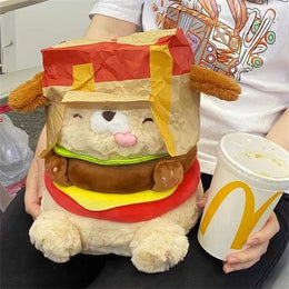Kawaii Burger Dog Stuffed Animal Plush – Toy Triver