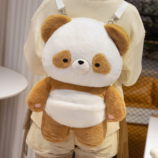 Cute Panda Bear Backpack Plush Bag – Toy Triver