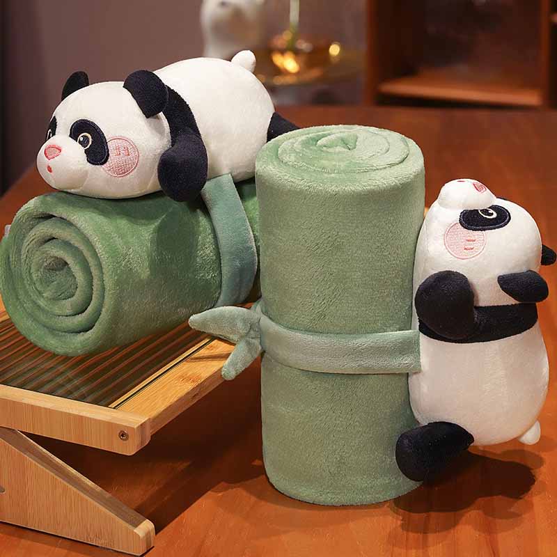 Cute Panda Plush Blanket – Toy Triver