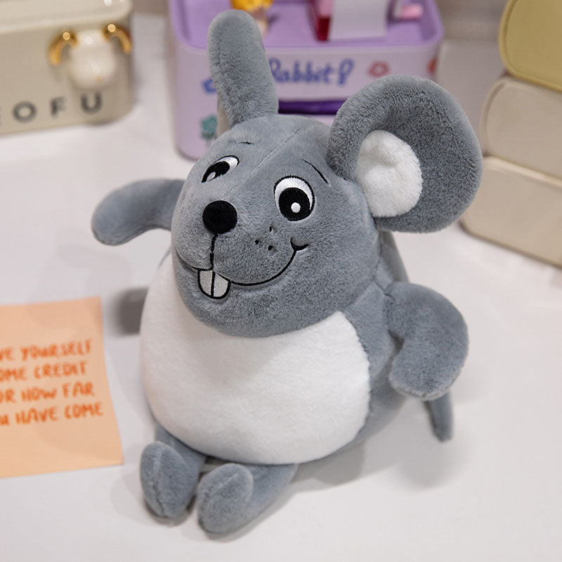 Cute Rat Plush – Soft, Adorable & Huggable Mouse Stuffed Animal Toy ...