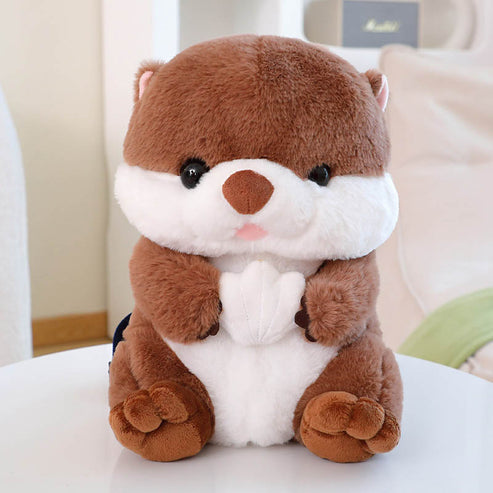 Cute Sea Otter Backpack Plush Bag – Toy Triver