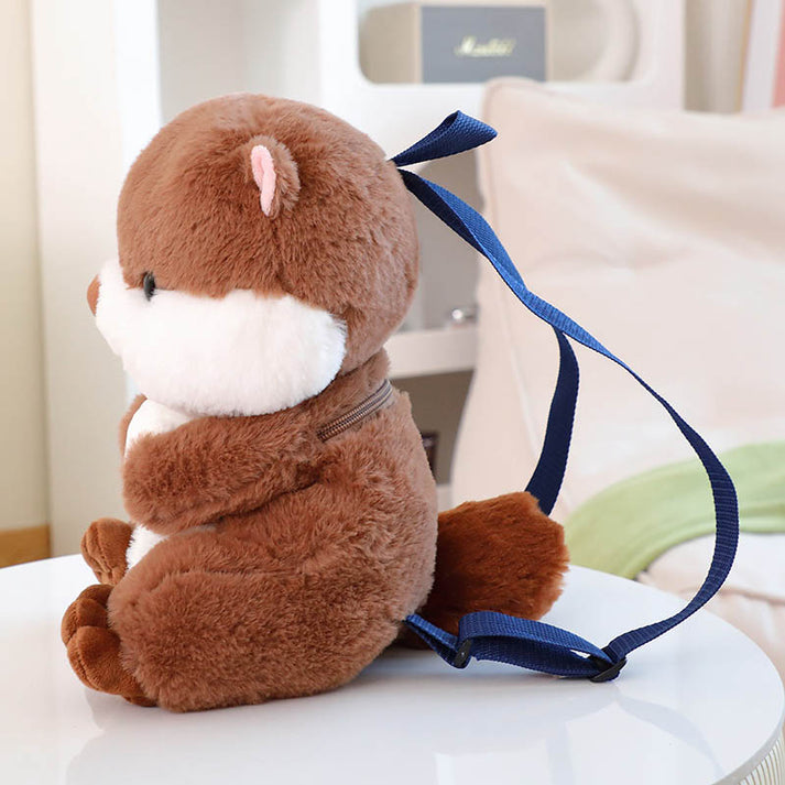 Cute Sea Otter Backpack Plush Bag – Toy Triver