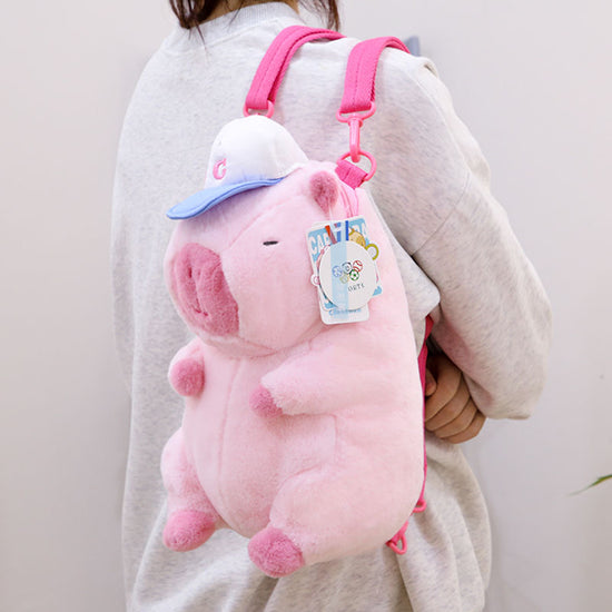 Cute Sporty Capybara Backpack Plush Bag – Toy Triver