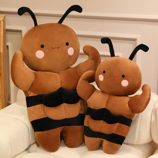 Fitness Muscle Bee Plush - Cute Gym Motivation Toy | Toy Triver