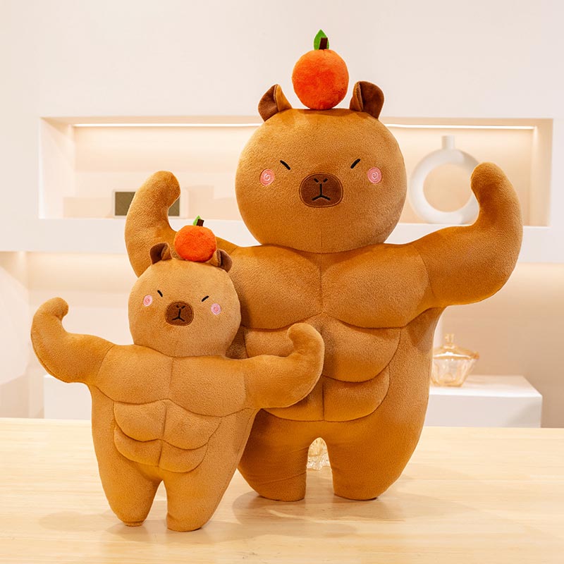 Fitness Muscle Capybara Plush - Gym Motivation & Cute Gift – Toy Triver
