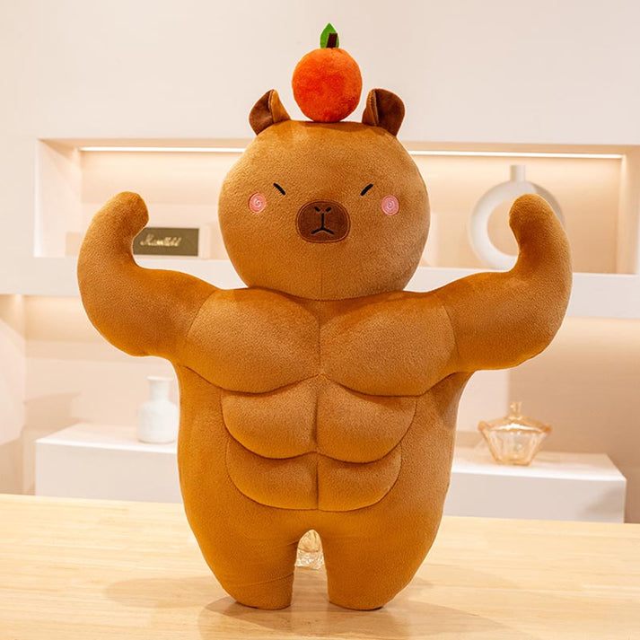 Fitness Muscle Capybara Plush - Gym Motivation & Cute Gift – Toy Triver