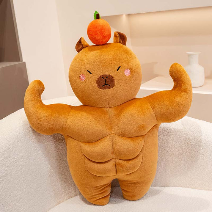 Fitness Muscle Capybara Plush - Gym Motivation & Cute Gift – Toy Triver