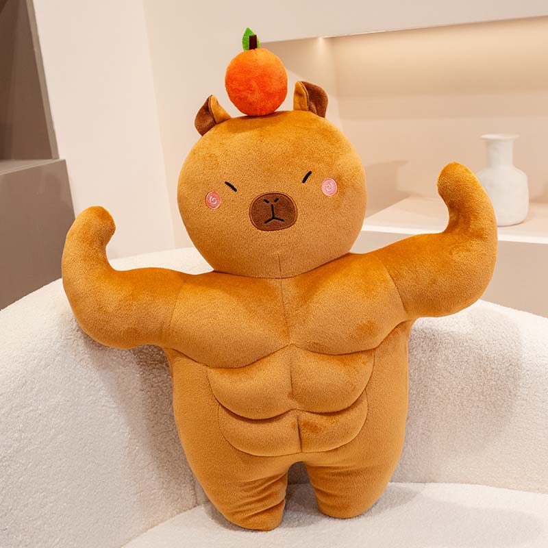 Fitness Muscle Capybara Plush - Gym Motivation & Cute Gift – Toy Triver