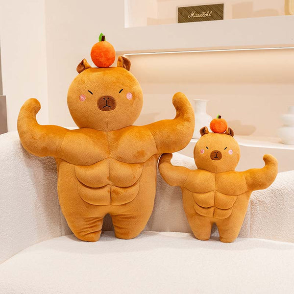 Fitness Muscle Capybara Plush - Gym Motivation & Cute Gift – Toy Triver