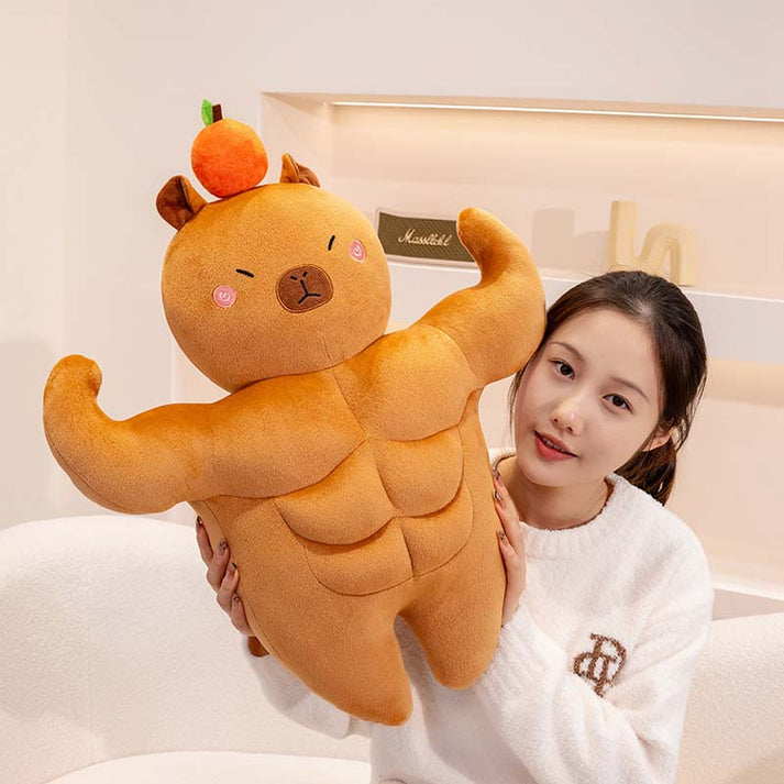 Fitness Muscle Capybara Plush - Gym Motivation & Cute Gift – Toy Triver