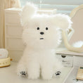 Fluffy White Dog Plush Toy – Toy Triver