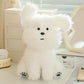 Fluffy White Dog Plush Toy – Toy Triver