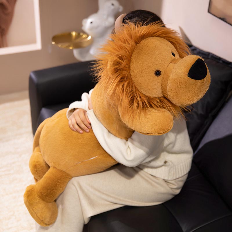 Giant Lion Plush – Soft, Huggable & Cozy King-Sized Comfort – Toy Triver