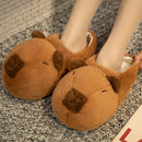 Kawaii Capybara Slippers Winter Indoor Home Shoes – Toy Triver