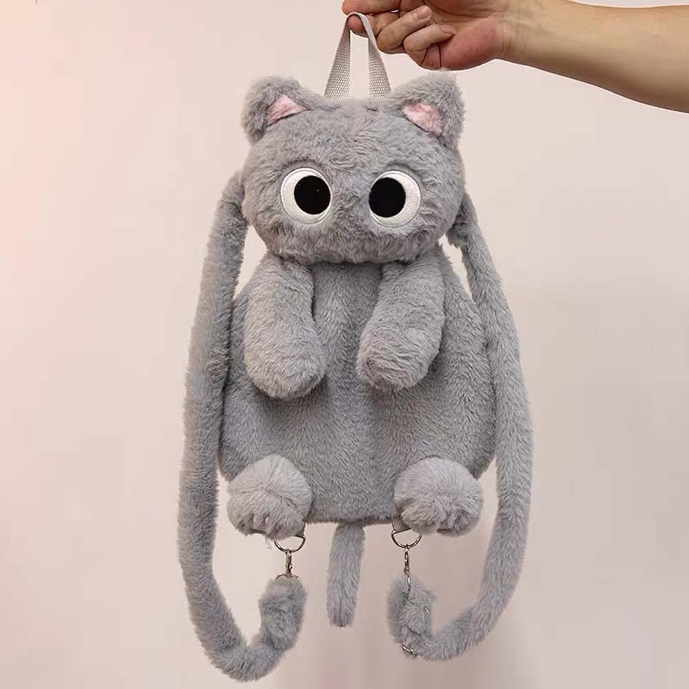 Kawaii Cat Backpack Plush Bag – Toy Triver