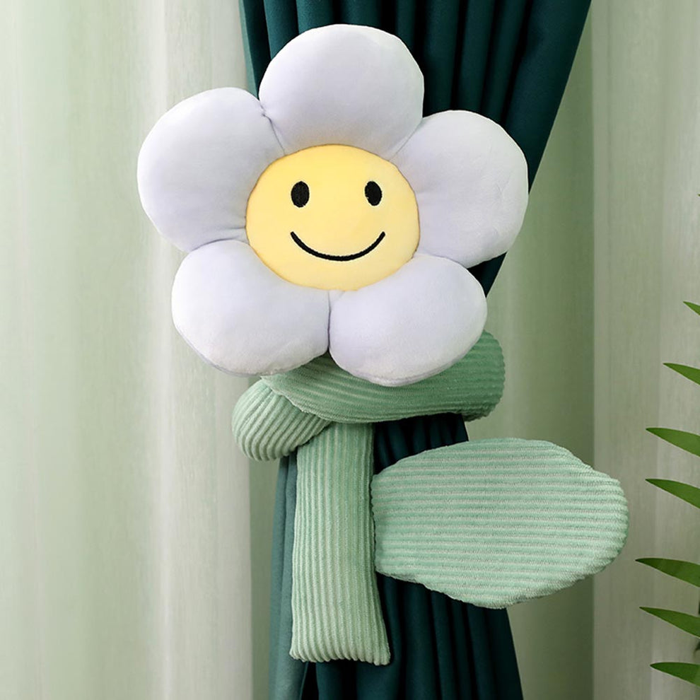 Smile Daisy Flower Bendable Curtain Buckle Plush Toy – Toy Triver