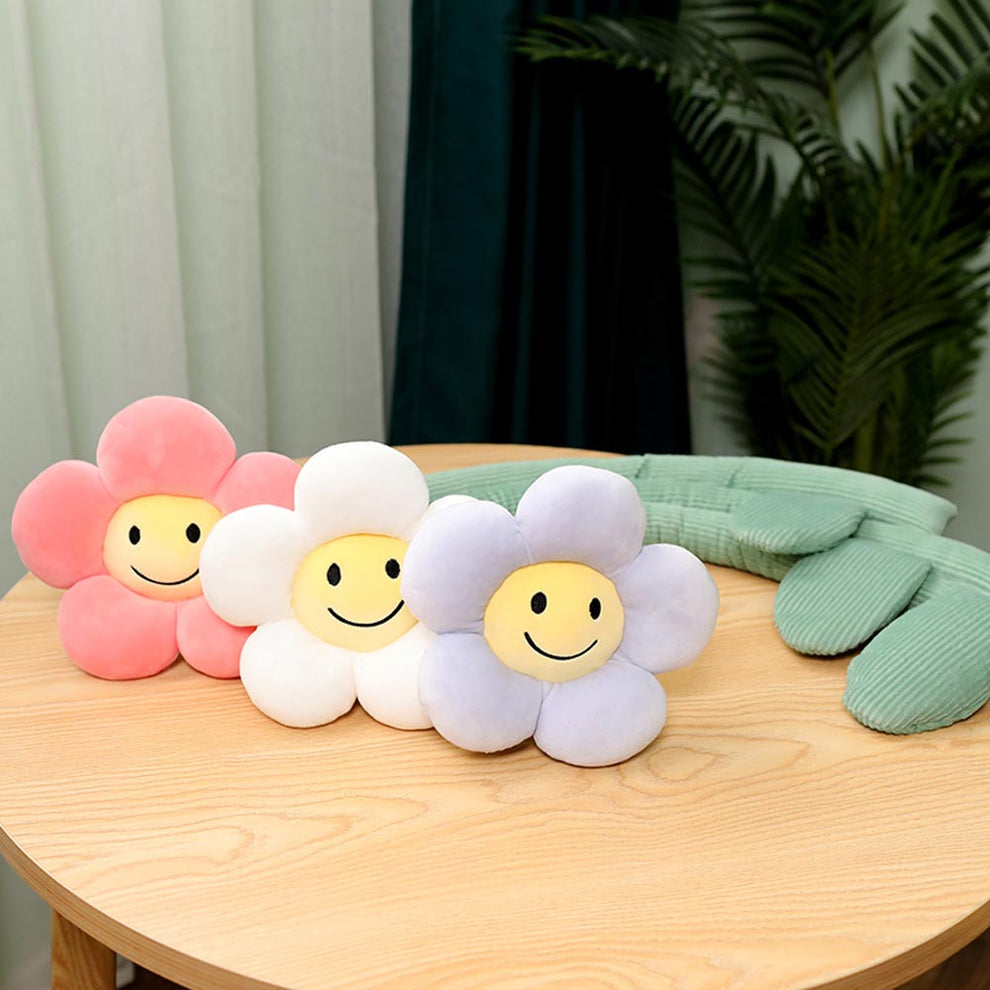 Smile Daisy Flower Bendable Curtain Buckle Plush Toy – Toy Triver