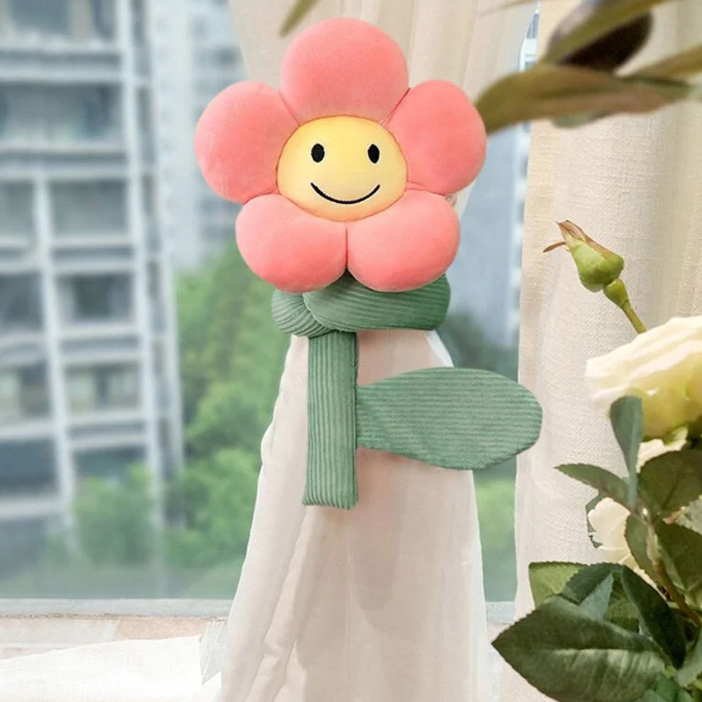 Smile Daisy Flower Bendable Curtain Buckle Plush Toy – Toy Triver