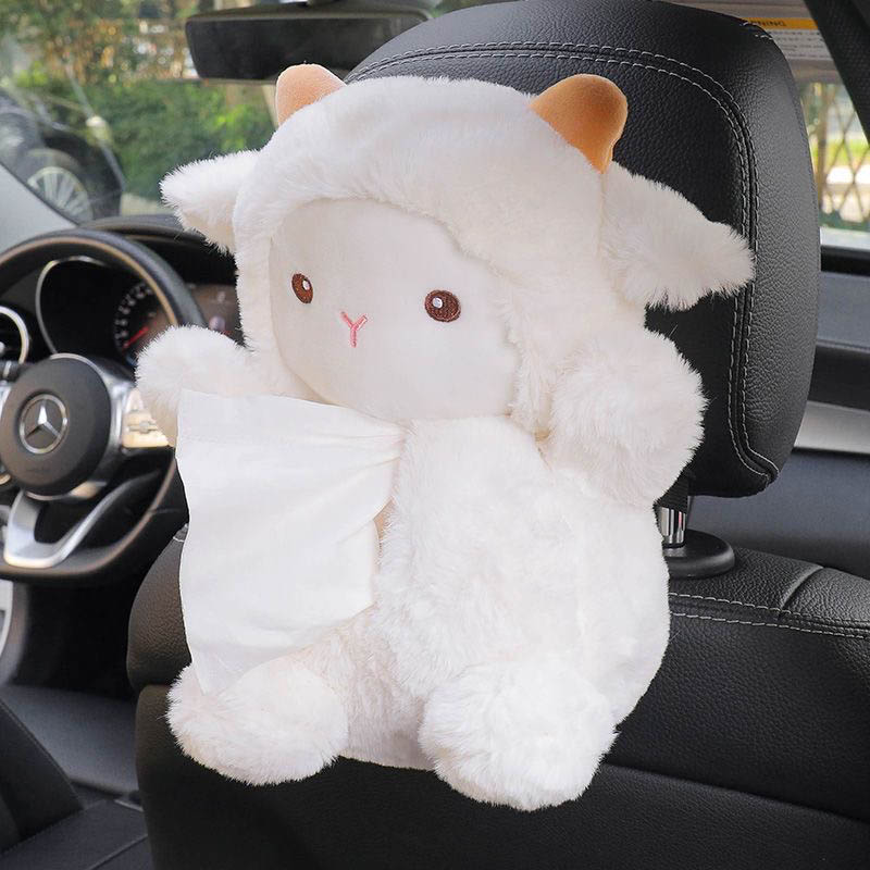 Kawaii Sheep Tissue Box Napkin Paper Holder Plush Toy – Toy Triver