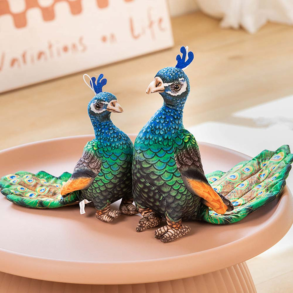 Realistic Peacock Stuffed Animal – Toy Triver