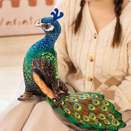 Realistic Peacock Stuffed Animal – Toy Triver
