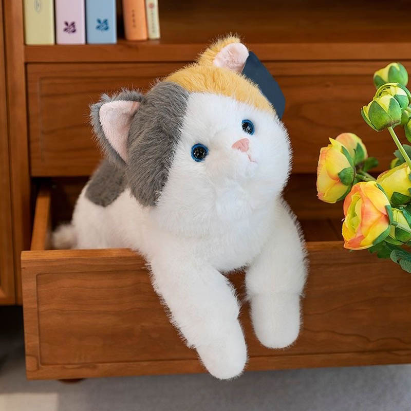 Realistic Calico Cat Plush - Soft, Lifelike & Perfect for Cat Lovers ...