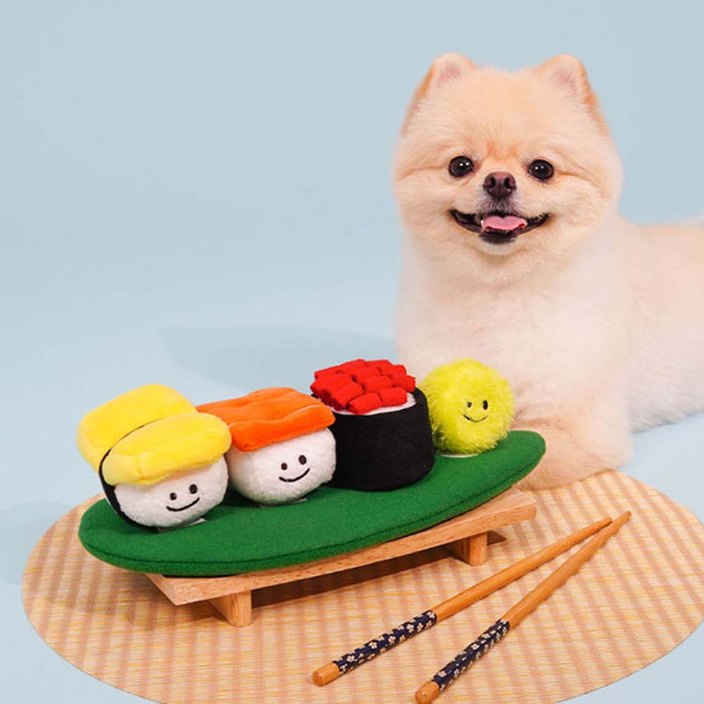 Sushi Squeak Plush Dog Toys – Toy Triver