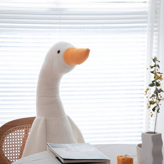 White Goose Big Duck Stuffed Animal Plush Toy – Toy Triver