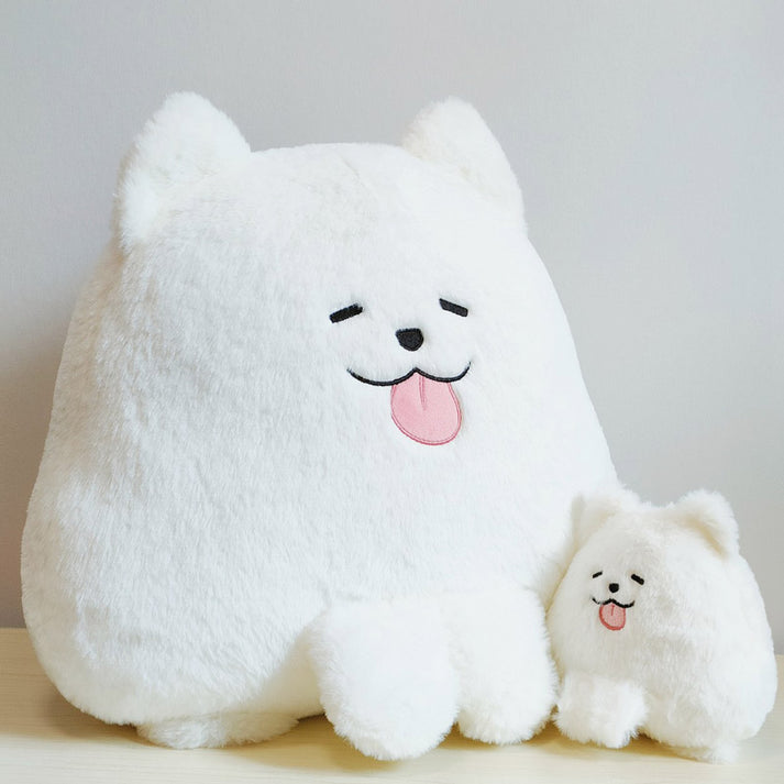 White Samoyed Dog Plush – Toy Triver