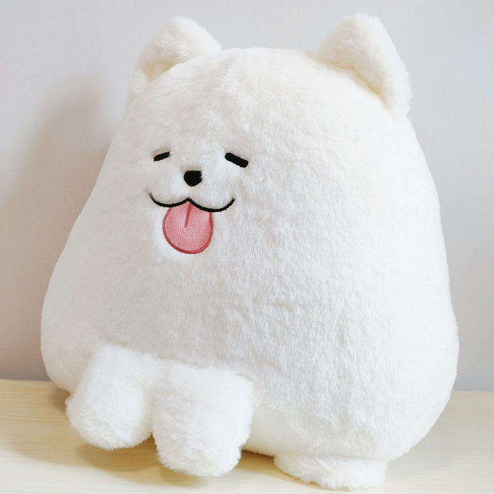 White Samoyed Dog Plush – Toy Triver