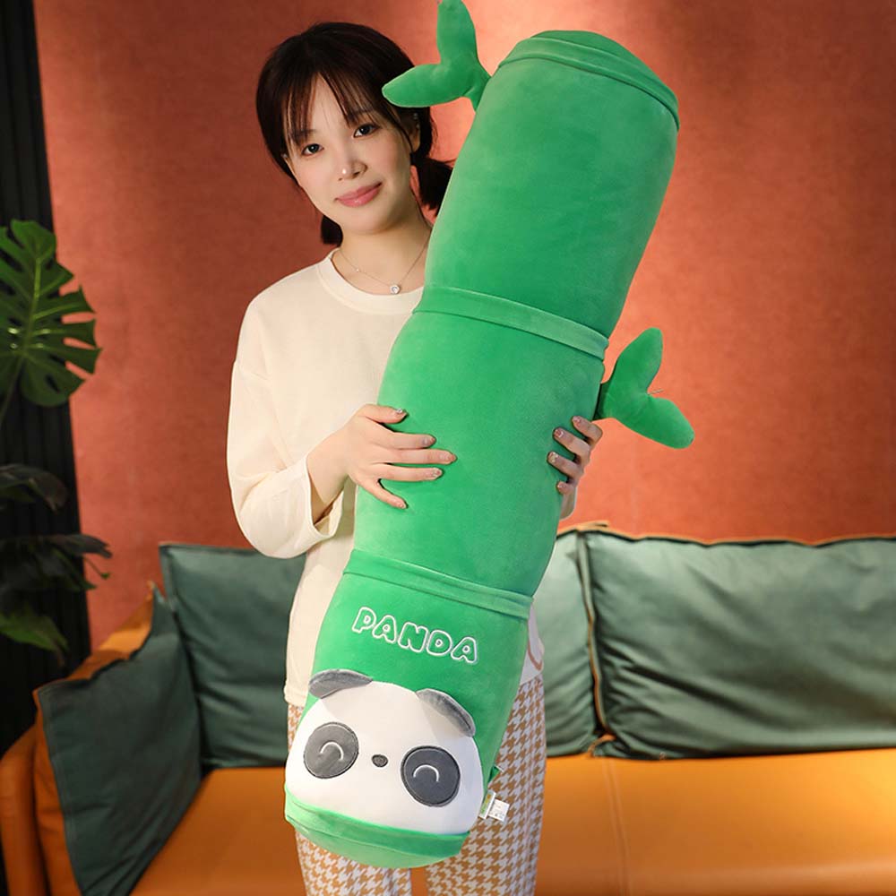 Bamboo Panda Stuffed Animal Bolster Pillow – Toy Triver