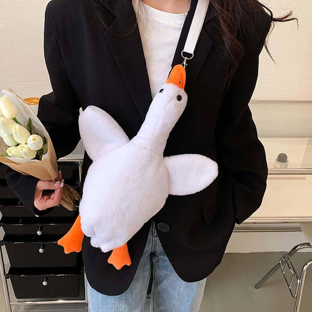 Cute Duck Goose Crossbody Shoulder Plush Bag – Toy Triver