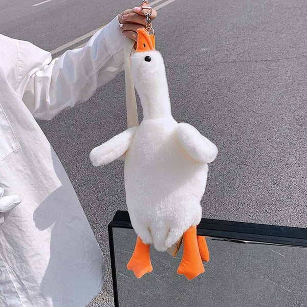 Cute Duck Goose Crossbody Shoulder Plush Bag – Toy Triver
