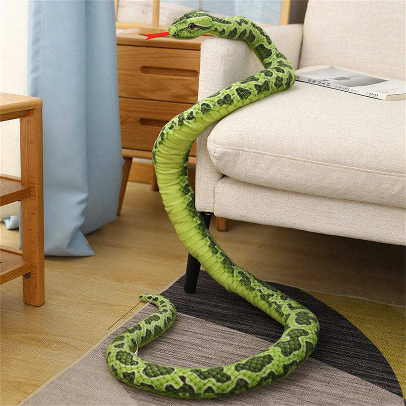 Giant Python Snake Stuffed Animal Plush – Toy Triver