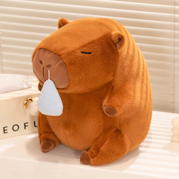 Kawaii Snot Nosed Capybara Plush Toy – Toy Triver