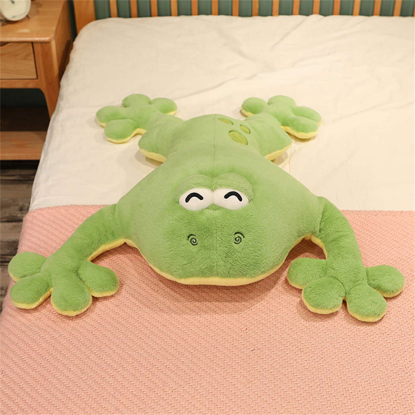 Kawaii Giant Green Frog Plush Toy – Toy Triver