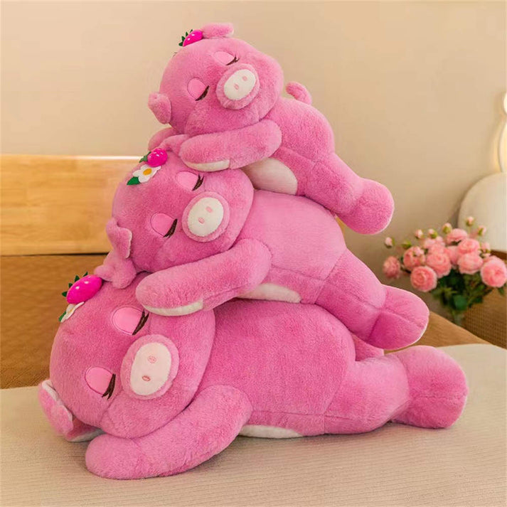 Kawaii Strawberry Pig Plush Toy – Toy Triver
